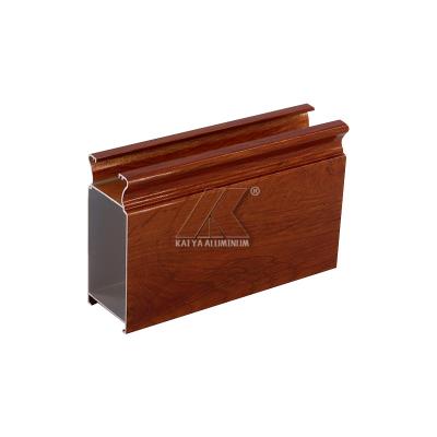China Made In China High Quality  Wood Grain  Window And Door Aluminum Profile for sale