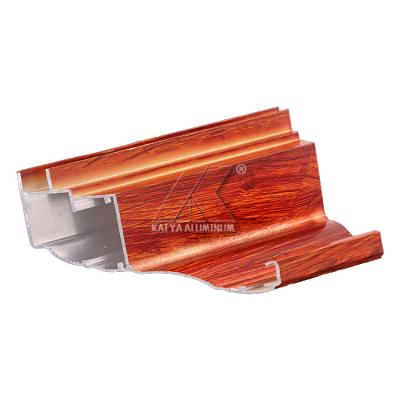 China Made In China High Quality  Wood Grain  Window And Door Aluminum Profile for sale