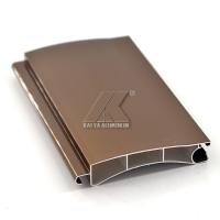 China Factory Price Anodized Brown 6063 Aluminum Roller Shutter Slat Profile for sale