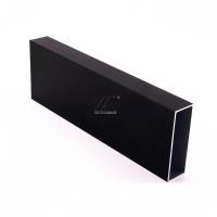 China Made In China High Quality  Hot Sale Customized Size Anodized Black Aluminum Pipe / Tube for sale