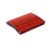 China Made In China Hot Sale 6063-T5 Wood Grain Aluminum Roller Shutter Slat Profile for sale