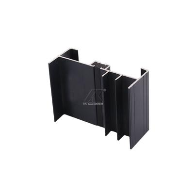 China Factory Price Anodizing Black Aluminum window Frame Extrusions Sliding Window Profile for sale