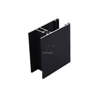 China Factory Price Anodizing Black Aluminum window Frame Extrusions Sliding Window Profile for sale