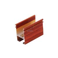 China Wood Grain Aluminium Profile Window Frame Detail World Trend House Design Ideas for sale