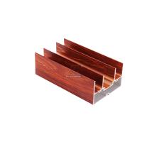 China Factory Price Wood Grain Modern House Aluminum Sliding Window Office Sliding Glass Window for sale
