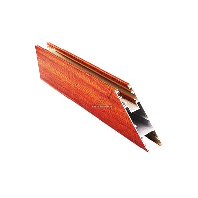 China Wood Grain Aluminium Profile Window Frame Detail World Trend House Design Ideas for sale