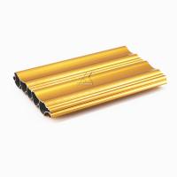China Wholesale High Quality Factory Price Anodize Gold Aluminum  Roller Shutter Slat Profile for sale