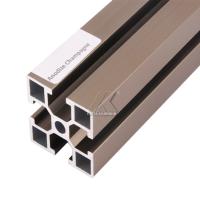 China OEM Service Customized T-slot Aluminum Extruded Profile And Square Industrial Aluminum Alloy for sale