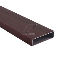 China Durable Aluminum Window Extrusion Profiles / Aluminium Wood Grain Profile for sale