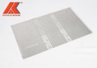 China Anodized Silver Heat Dissipation Aluminum Profile Desktop Radiator Processing for sale