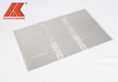 China Anodized Silver Heat Dissipation Aluminum Profile Desktop Radiator Processing for sale