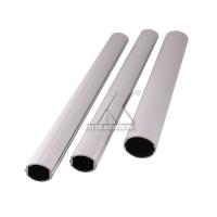 China Matt Silver OEM Oval Extruded Aluminium Tube Profiles For Aerospace for sale