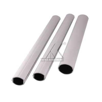 China Matt Silver OEM Oval Extruded Aluminium Tube Profiles For Aerospace for sale