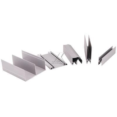 China Matt Sliding Door Extrusion Wardrobe Aluminium Profiles 6063 T5 Alloy for sale