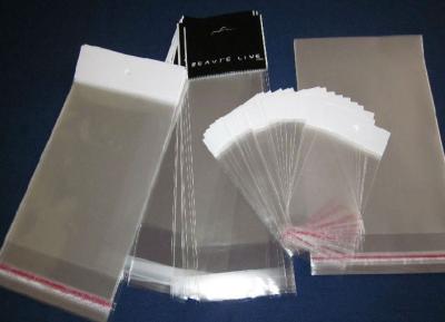 China OPP bag with adhesive strip for sale