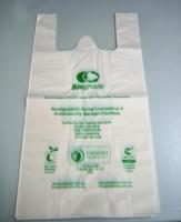 China Biodegradable  T- Shirt Bag for sale
