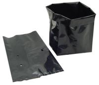 China 4mil 5mil LDPE  UV resistant black poly planter bags plastic grow bags for greenhouse for sale