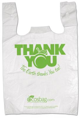 China Biodegradable T shirt bag for sale