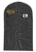 China Black Foldable Zippered  PP Non Woven Garment  Bags with Handle for sale