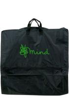 China Black Foldable Zippered  PP Non Woven Garment  Bags with Handle for sale