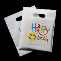 China plastic  strong reusable die cut printed retailer shopping garment shoes promotional gift  tote  bag for sale