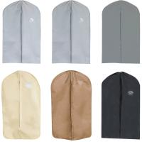 China eco friendly non woven farbrics dress clothes garment storage bags  for household  travel with PVC visible window for sale