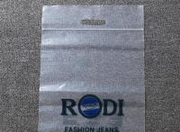 China clear plastic die cut handle tote printed logo  zplock bags reclosable bags  for garments  gift cosmetic packing for sale