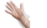 China Plastic HDPE CPE  Disposable  Clear Embossed  Gloves for Industrial Medical Restaurant Cleaning for sale