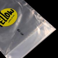 China plastic die cut handle for coffee  milk tea drinking juice take-out poly packaging bag for sale