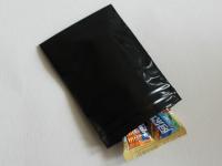 China black poly plastic zipper shielding ziplock durable thick reclosable bags for jewellery electronics part for sale