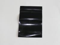 China black poly plastic zipper shielding ziplock durable thick reclosable bags for jewellery electronics part for sale