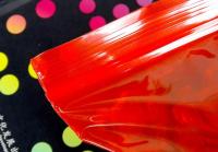China red color LDPE food grade plastic ziplock waterproof dustproof reclosable grip seal bags for sale