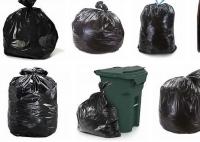 China Black Heavy Duty Low-Density Puncture Resistant Trash  Garbage  Rubbish Can liner Bags for sale