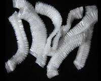 China individual packing premium PE plastic disposable shower caps hair dustproof cleaning protector  cover for sale