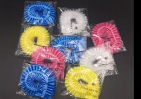 China individual packing premium PE plastic disposable shower caps hair dustproof cleaning protector  cover for sale