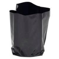 China 4mil 5mil LDPE  UV resistant black poly planter bags plastic grow bags for greenhouse for sale