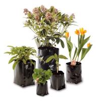 China poly seedling nursery heavy duty 5 gallon black grow bags for greenhouse planter for sale