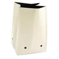 China 3gal 5gal 4mil  UV resistant  gardening horticultural seedling nursery white poly grow bags for sale