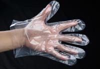 China LDPE HDPE CPE plastic clear  disposable food grade kitchen cleaning PE gloves for sale