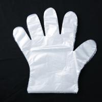China household kitchen cleaning gloves food grade large disposable  clear plastic gloves for sale