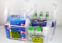 China Ldpe hdpe clear  thank you t shirt plastic shopping grocery take-out poly bags with logo printing for sale