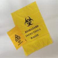 China Red Yellow  HDPE Biohazard medical autoclave waste bags for hospital and laboratory for sale