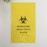 China Red Yellow  HDPE Biohazard medical autoclave waste bags for hospital and laboratory for sale