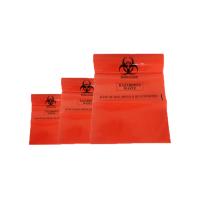 China red yellow biohazard waste bag medical infectious disposable autoclave bag with symbol printing for hospital for sale
