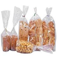 China Transparent Clear plastic gusseted 4'' bottom Bread Loaf Bakery Packing Bags with twist ties for sale