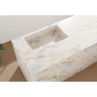 China 3200*1600mm Prefab Quartz Vanity Countertops Artificial Stone for sale