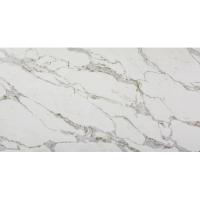 China 3cm Modern White Quartz Countertops 126''X63'' Calacatta White Quartz for sale