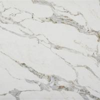 China 3cm Modern White Quartz Countertops 126''X63'' Calacatta White Quartz for sale