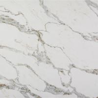 China 3cm Modern White Quartz Countertops 126''X63'' Calacatta White Quartz for sale