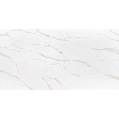 China Calacatta Gold Details Very Good Quartz Surface 2/3 Cm Bathroom Vanity Flexural Strength 40-70 for sale